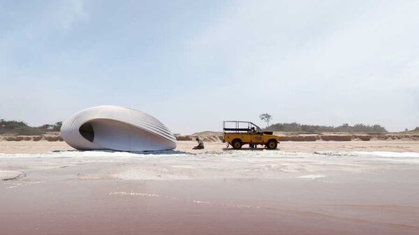 Hassell | Is this 3D printed pavilion the future of climate-responsive ...