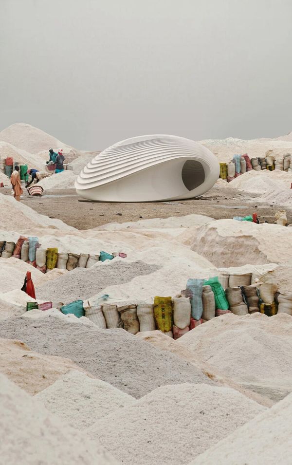 Hassell | Is this 3D printed pavilion the future of climate-responsive ...