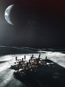 Hassell | Lunar Master Plan: Moon base for the European Space Agency