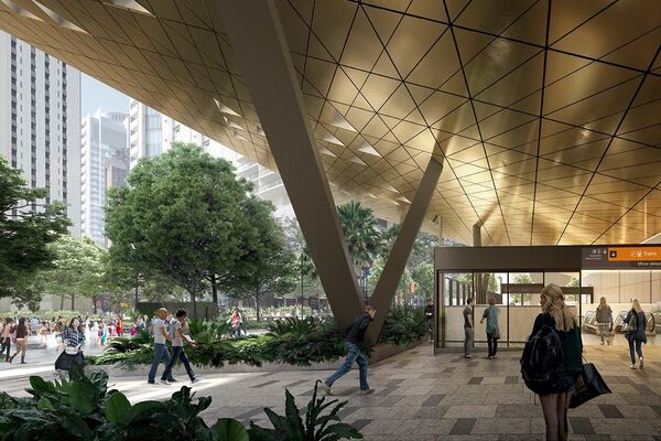 Hassell | Albert Street Station: a commuter experience for a new world city