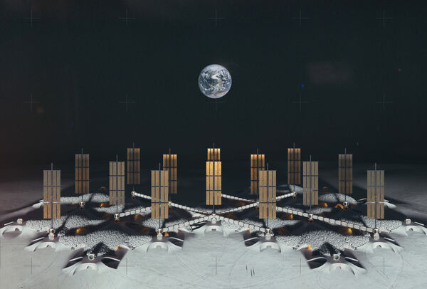 Hassell | Lunar Master Plan: Moon base for the European Space Agency