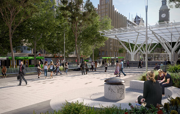 Hassell | Metro Tunnel Project's Town Hall Station — and City Square ...