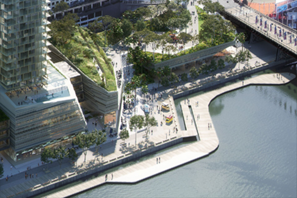Hassell | Harbourside vision closer to reality as construction commences